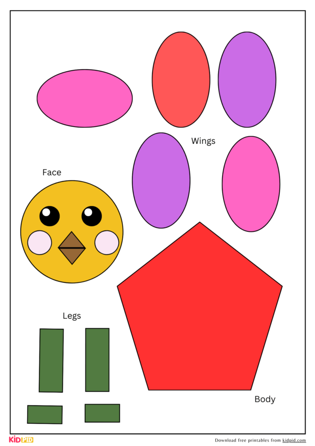 Printable Turkey Shape Cut-Outs for Kids: Fun Coloring & Puzzle ...