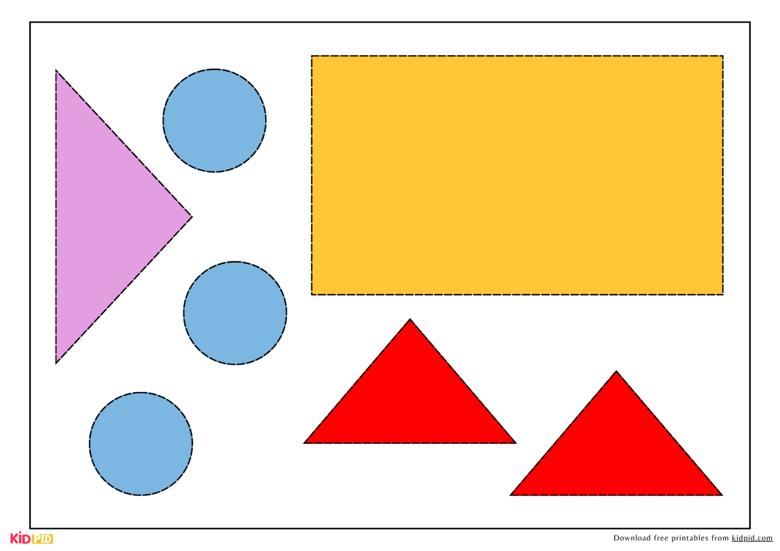 Ship Shape Cut-Out Printable for Children - Kidpid