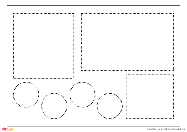 Truck Shape Cut-Out Puzzle Printables - Kidpid