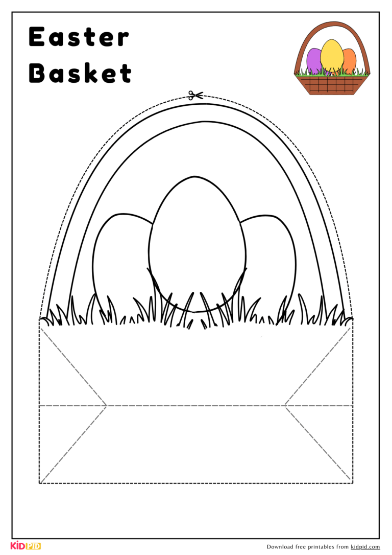 DIY Easter Basket Paper Craft - Kidpid