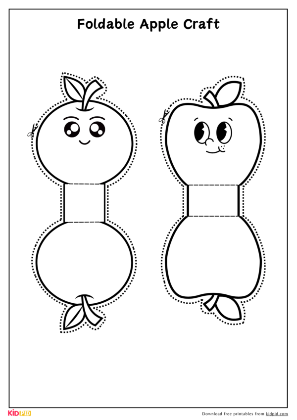 Foldable Fruit Craft Templates - Kidpid