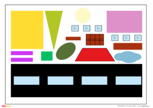 City Street Scene Cutout Template For Kids - Kidpid