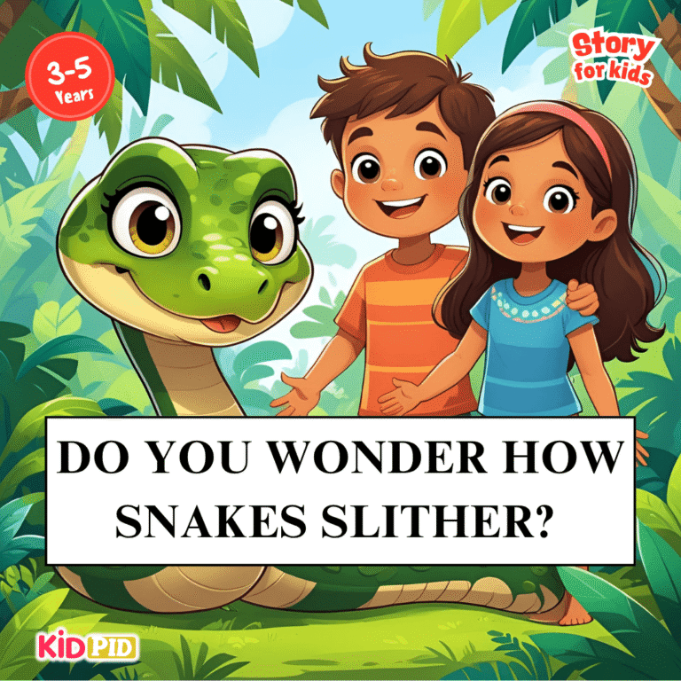 Do you wonder how Snakes Slither? - Short Story Book - Kidpid