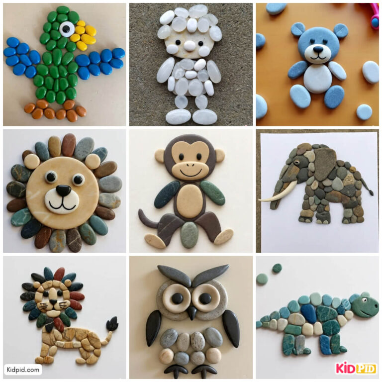 Animal Stone Art Ideas - Kidpid