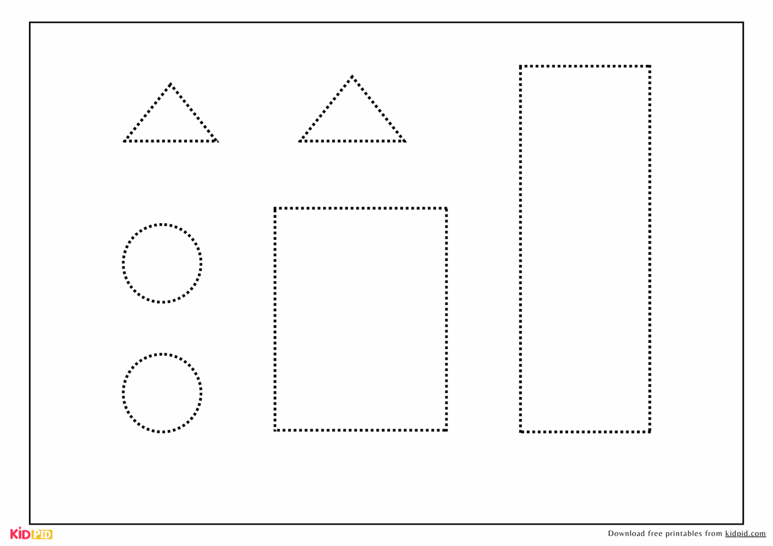 Hand Trolley Shape Cut-Out Puzzle Printable - Kidpid