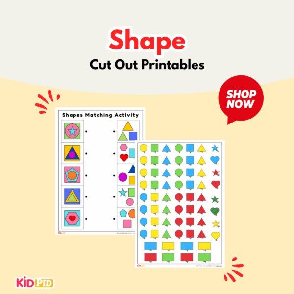 Shape Cut Out Printables - Kidpid
